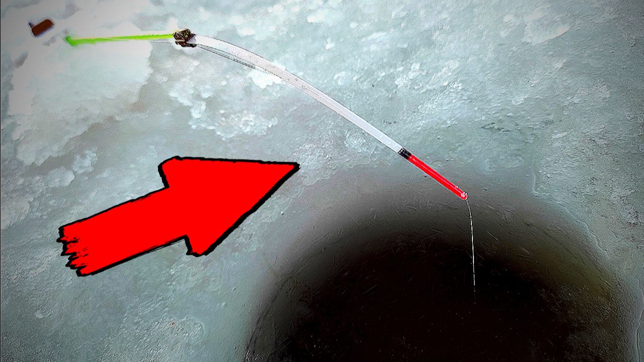 ТЁМНАЯ ЛУНКА УДИВИЛА! Опустил ДРОБИНУ и Они ВЫШЛИ! Неожиданная зимняя рыбалка 2026