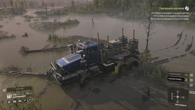 SnowRunner __  ПАШНИ. Тщательное изучение