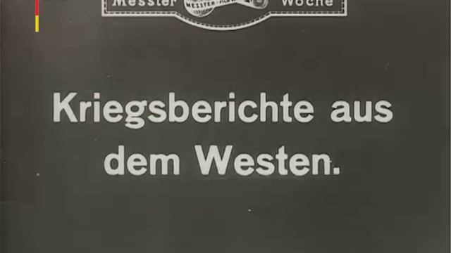 1914. Сюжеты из киножурнала времен ПМВ -  Messter Woche newsreel № 10.