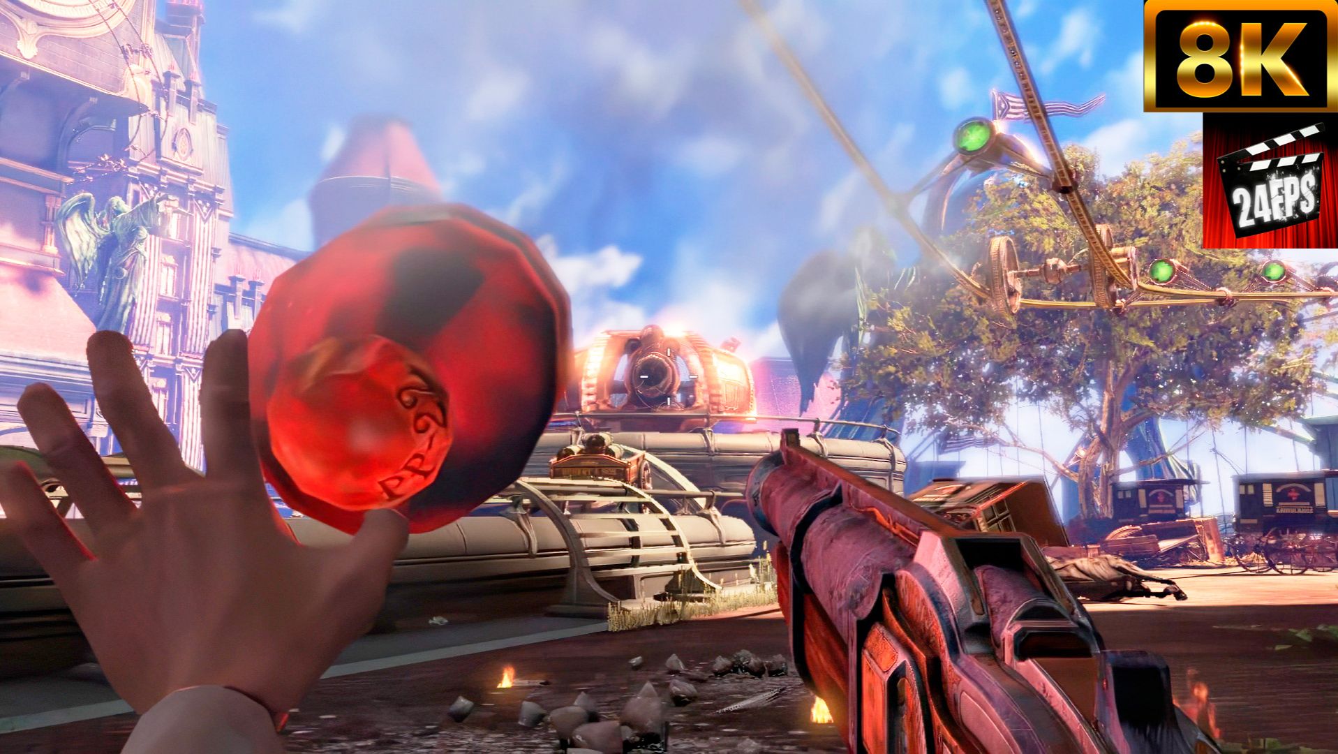 BioShock Infinite - Ранняя демонстрация игрового процесса 2011 года (Улучшенное качества до 8K)