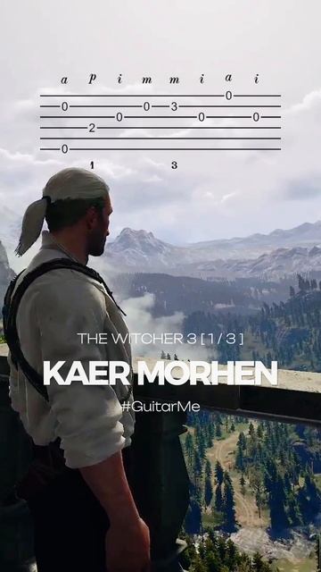 KAER MORHEN The Witcher 3 на Гитаре 1/3. Ноты и Табы для Гитары GuitarMe School | Александр Чуйко
