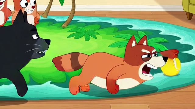 "Кракен против Папы: Битва за ковёр! 🐙🏝️"