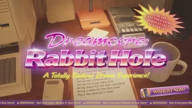 Dreamcore Rabbit Hole — официальный трейлер демоверсии игрового процесса