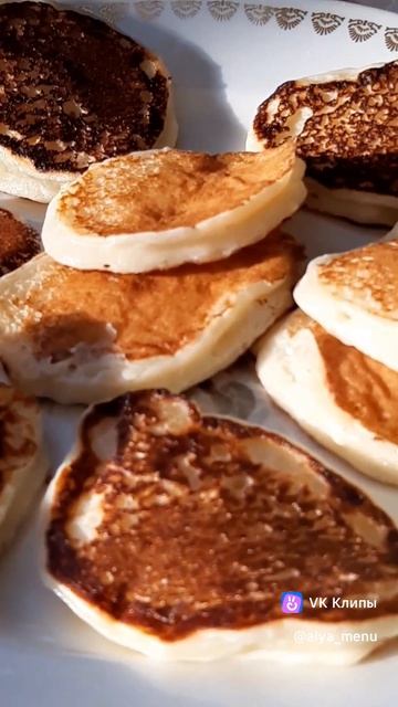 Творожные оладушки на кефире