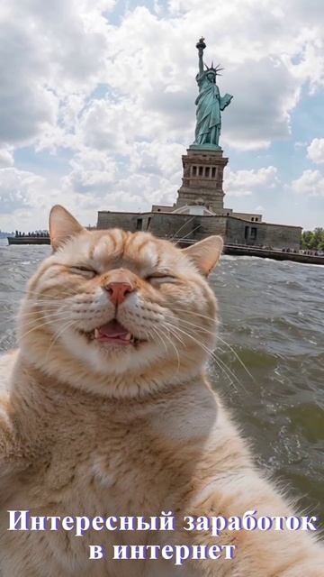 Рыжий кот путешествует по миру