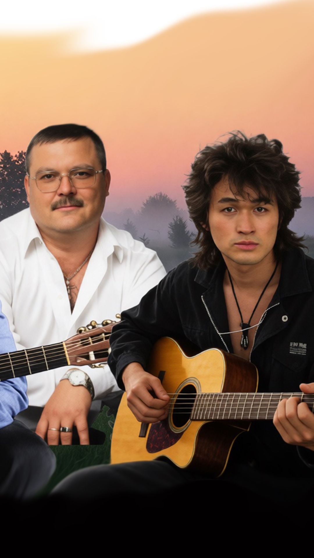 Три Поколения кого любим и помним.Высоцкий.Цой.Круг.