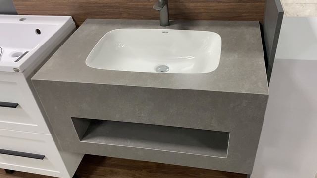 Раковины HOLLER со столешницей из керамогранита — готовые решения с продуманной эргономикой!