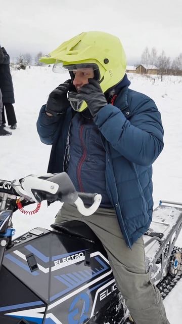 Электросноубайк и электроснегоход ELIQ, отзыв