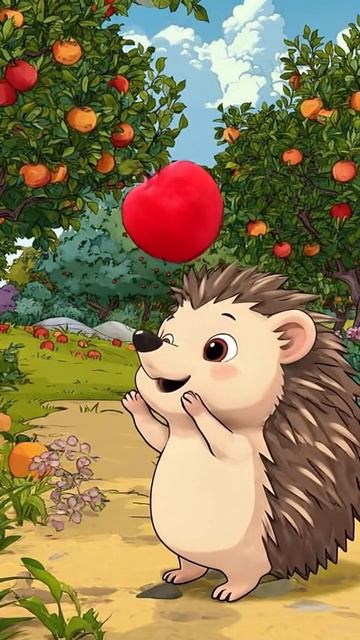 2 из 3_ёж и яблоки