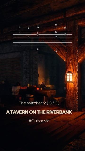 A TAVERN ON THE RIVERBANK The Witcher 2 на Гитаре 3/3. Ноты и Табы GuitarMe School | Александр Чуйко