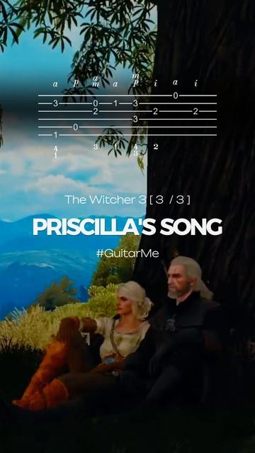 PRISCILLA'S SONG The Witcher 3 на Гитаре 3/3. Ноты и Табы Гитары GuitarMe School | Александр Чуйко