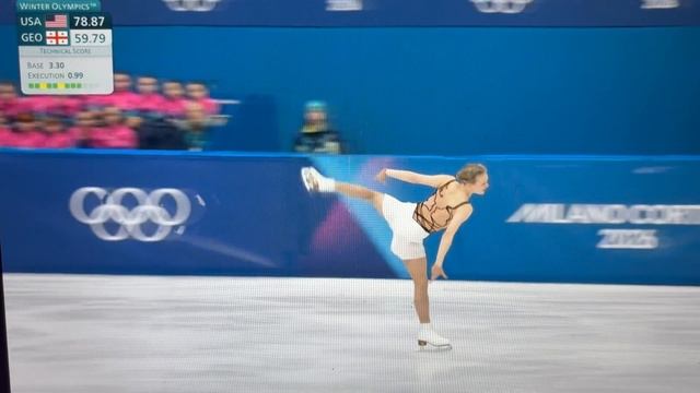 Анастасия Губанова. Произвольная программа 19.02.2026 в Милане