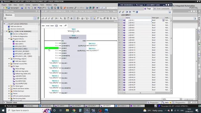 SCL BIT LOGIC  AND, OR, NOT