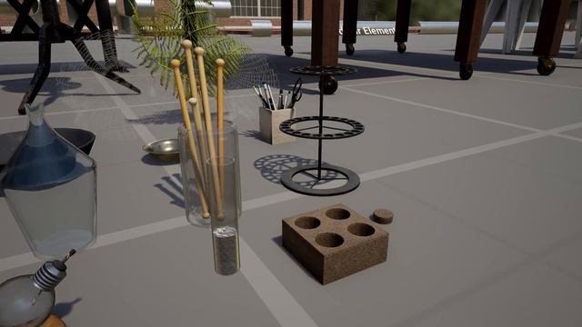 Laboratory interior-studio in loft style Overview