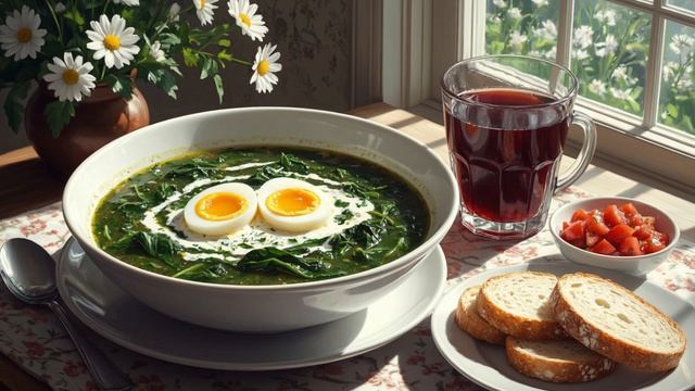 Суп из щавеля