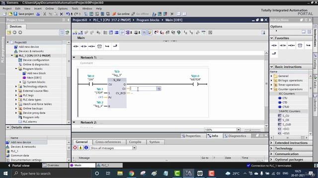 3.1 Up counter (Верхний счетчик)