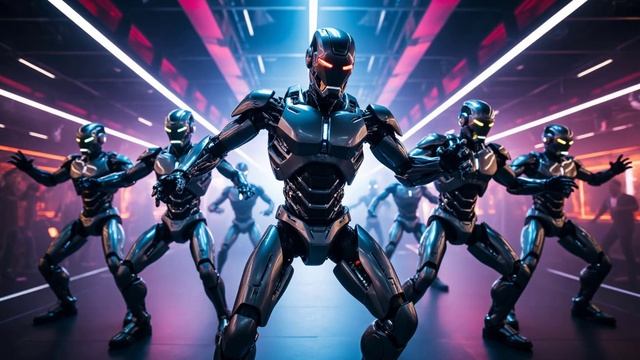 Электронная музыка Electro Techno Robots.