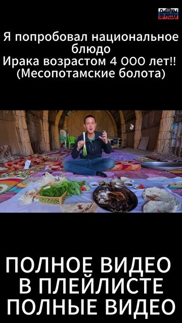 Я попробовал национальное блюдо Ирака возрастом 4 000 лет!! (Месопотамские болота) ЧАСТЬ 8/8
