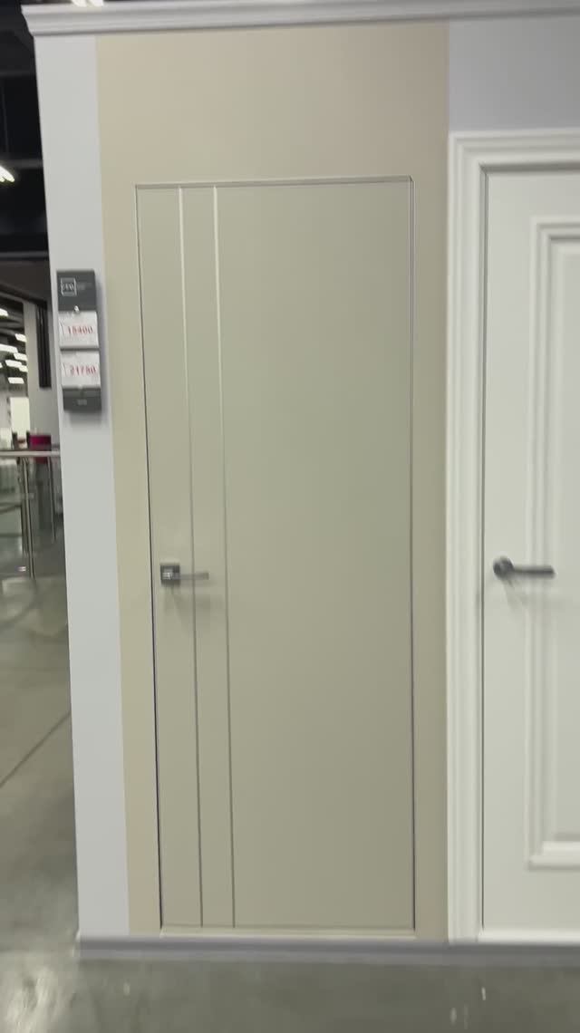 Межкомнатные двери Urban 2V SE SM Taupe экошпон. ВЛАДИМИРСКАЯ ФАБРИКА ДВЕРЕЙ.