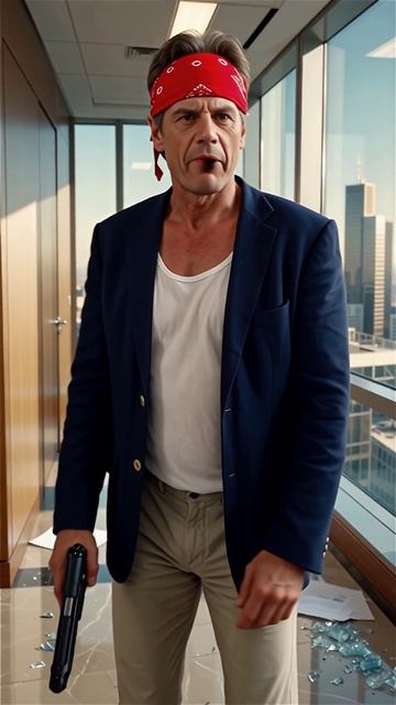 Косплей на фильм Крепкий орешек 4