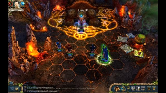 King's Bounty: The Legend Impossible Warrior 3lvl vs Turtle