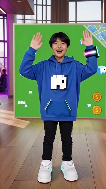 Косплей ребёнка на Роблокс (Roblox)