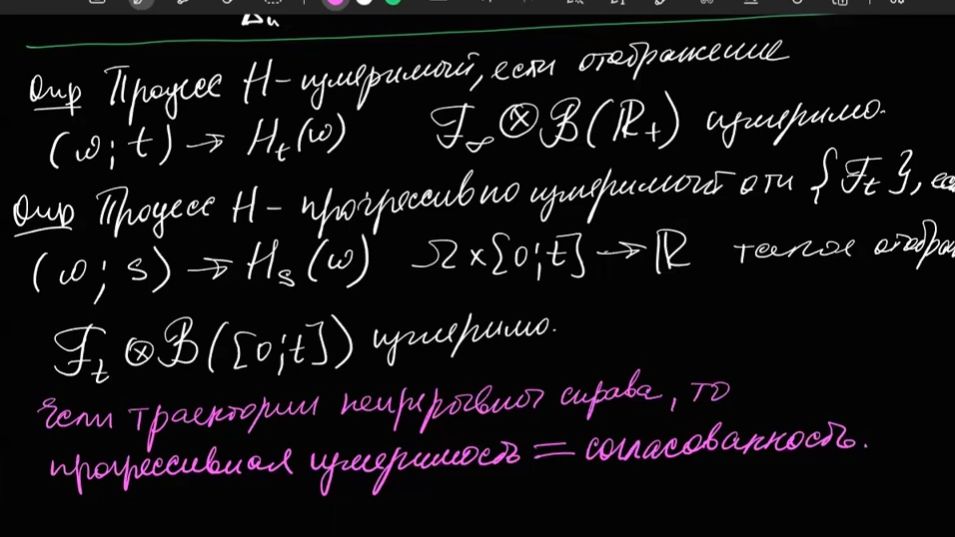 Теория мартингалов 2. Лекция 1, Е.Е.Баштова