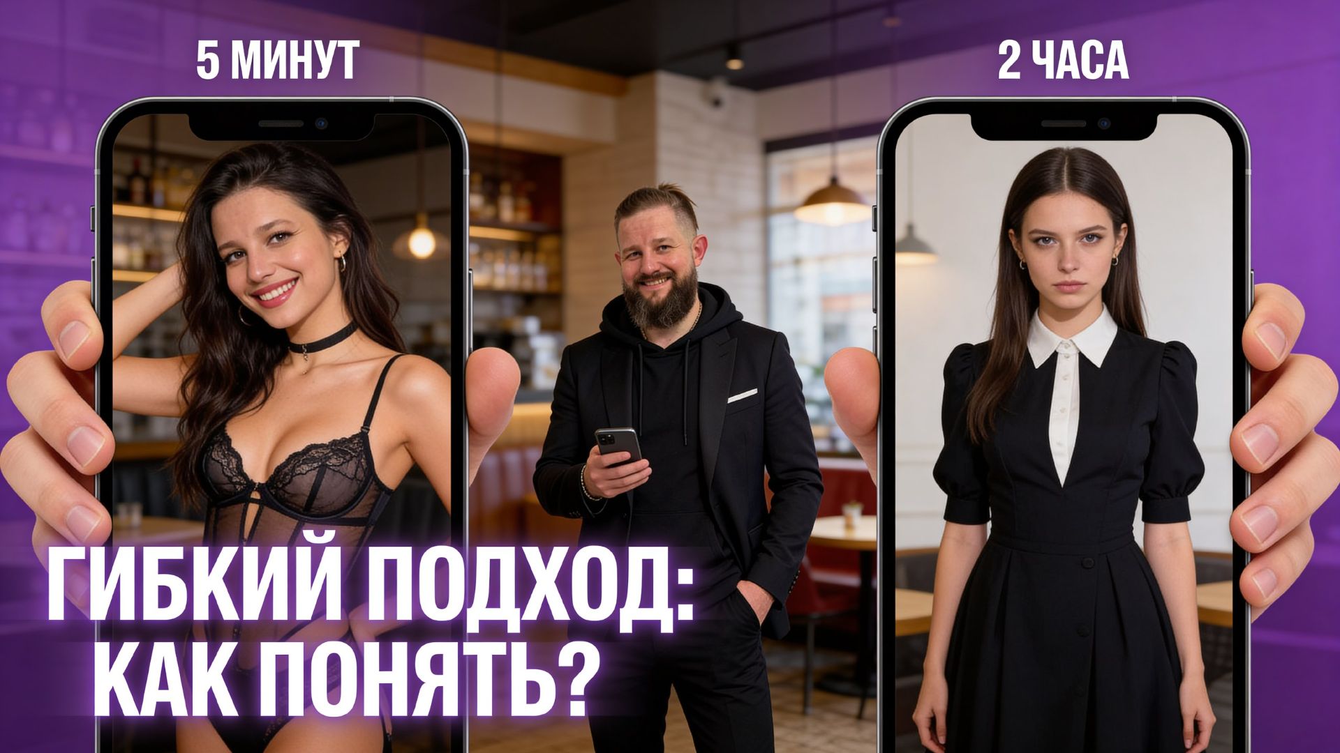 3 типа девушек и 1 твоя схема. Догадался, почему ты в пролете?