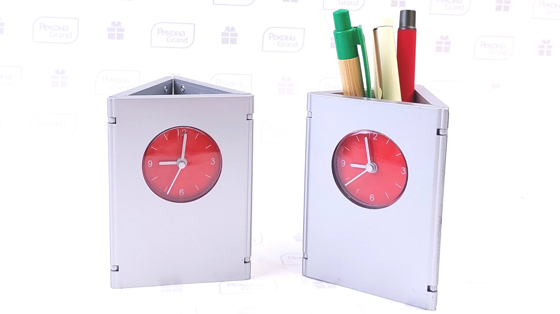 Настольные часы WORK с двумя фоторамками