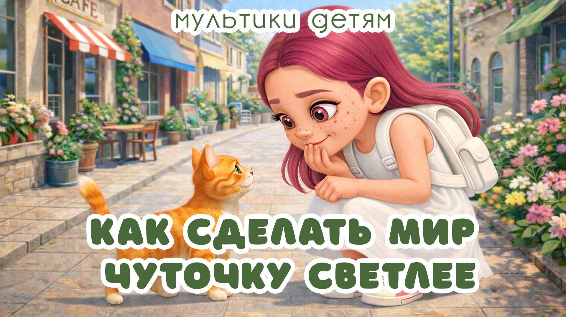 Луна и один добрый день. Помоги — и день станет лучше. Поучительный мультфильм.