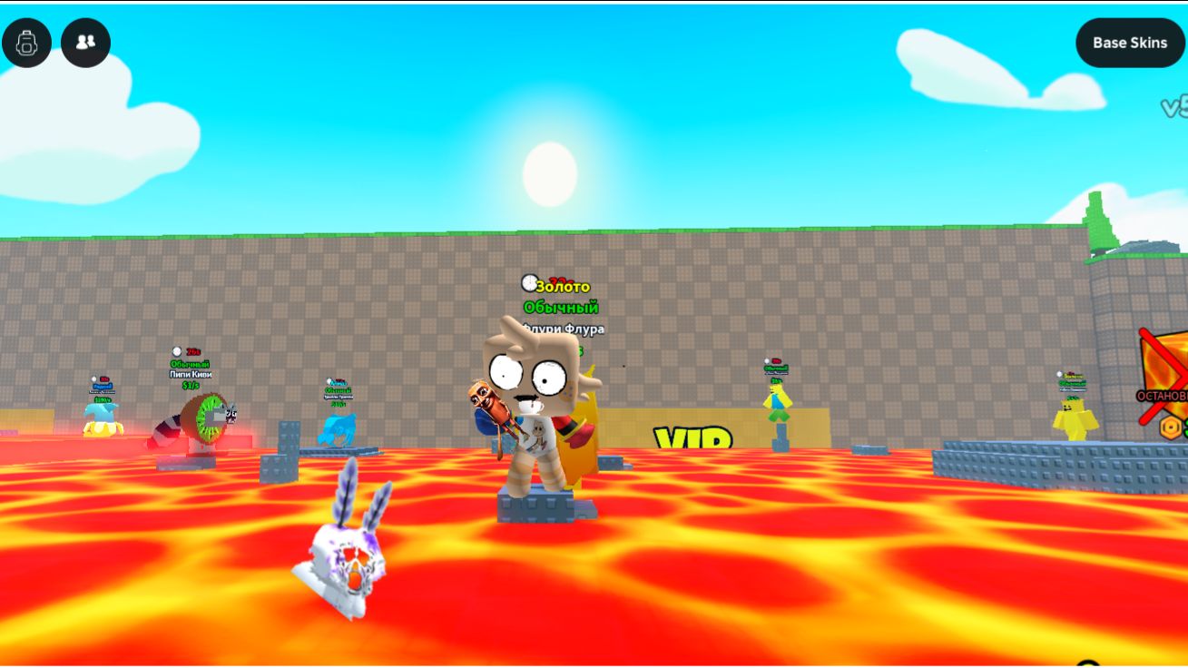 НОВАЯ ИГРА СБЕГИ ОТ ЛАВЫ РАДИ МОЗГОВ | SURVIVE LAVA FOR BRAINROT | #Goobel roblox