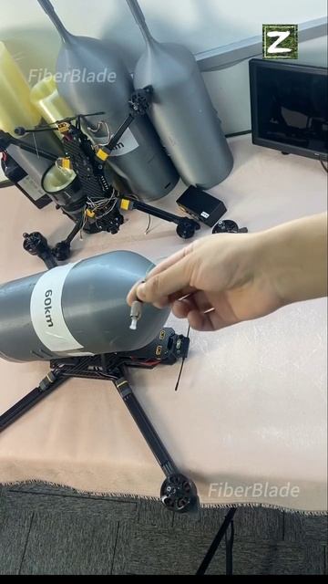 60 км  Оптоволокно для FPV-дрон