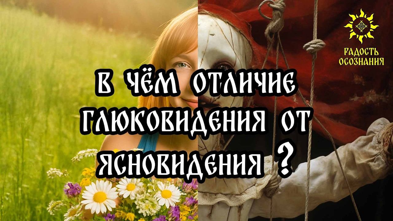 В чём отличие глюковидения от ясновидения?