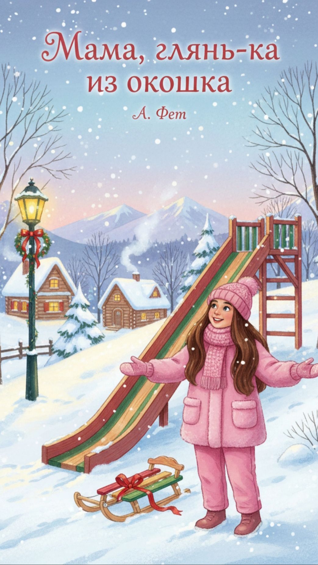 А. Фет: "Мама, глянь-ка из окошка". Читает: Арина Коноваленко, 8 лет