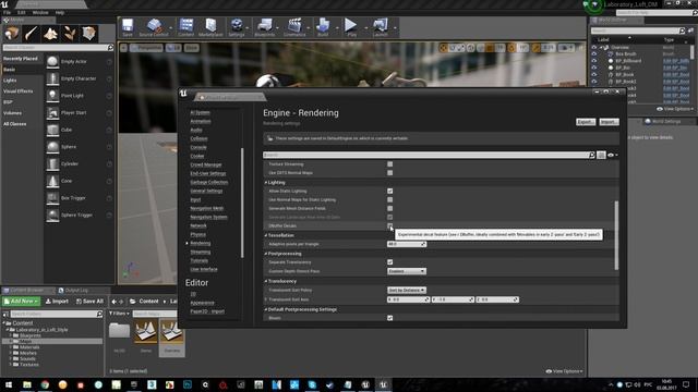 Laboratory interior-studio in loft style (Important video)