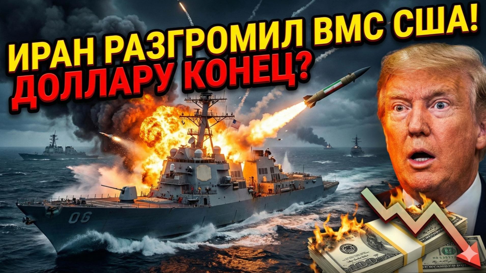 💣Алистер Крук | Иран показал зубы: ракеты уничтожают американский флот, доллар летит в пропасть