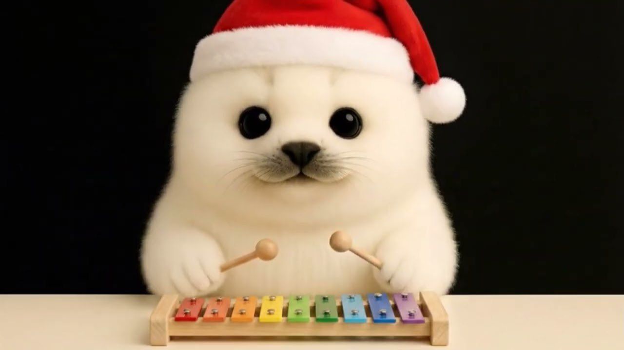 🎶 Тюлень и тихая ночь 🦭✨ Нежный ксилофон