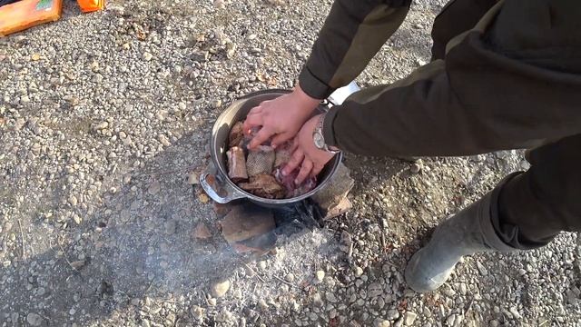 Готовка на костре #2 - Выезд на Туру, Полезное диетическое мясо