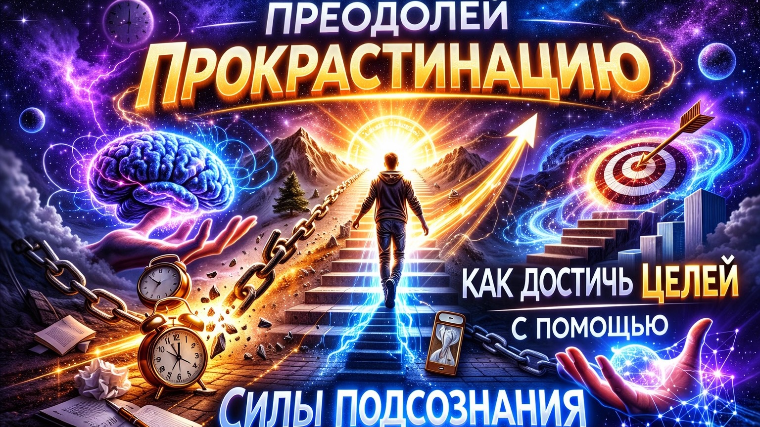 Как преодолеть прокрастинацию и достичь целей с помощью силы подсознания