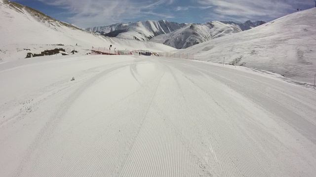 Прокат по закрытой трассе до нижней станции Мамисон