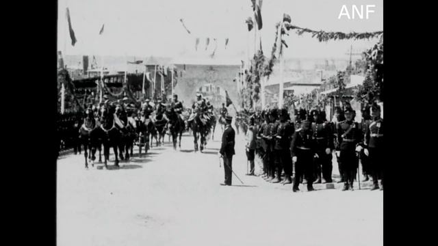 1914. Кадры из хроники посещения Императорской семьи Констанции в Румынии.