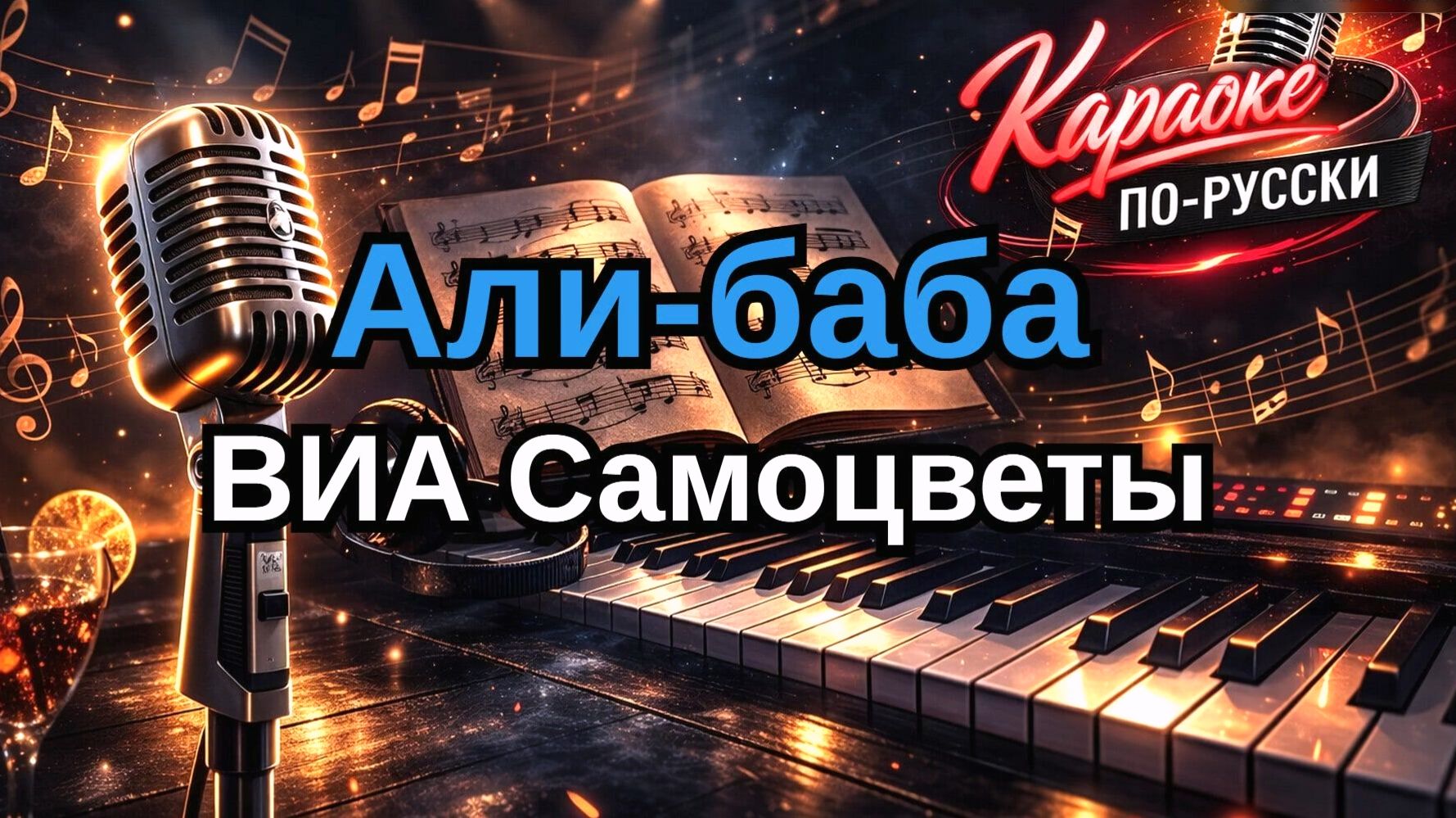 ВИА Самоцветы - Али-Баба (Караоке) Минусовка + Текст песни
