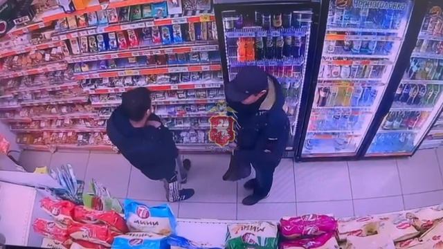 Грабеж в супермаркете