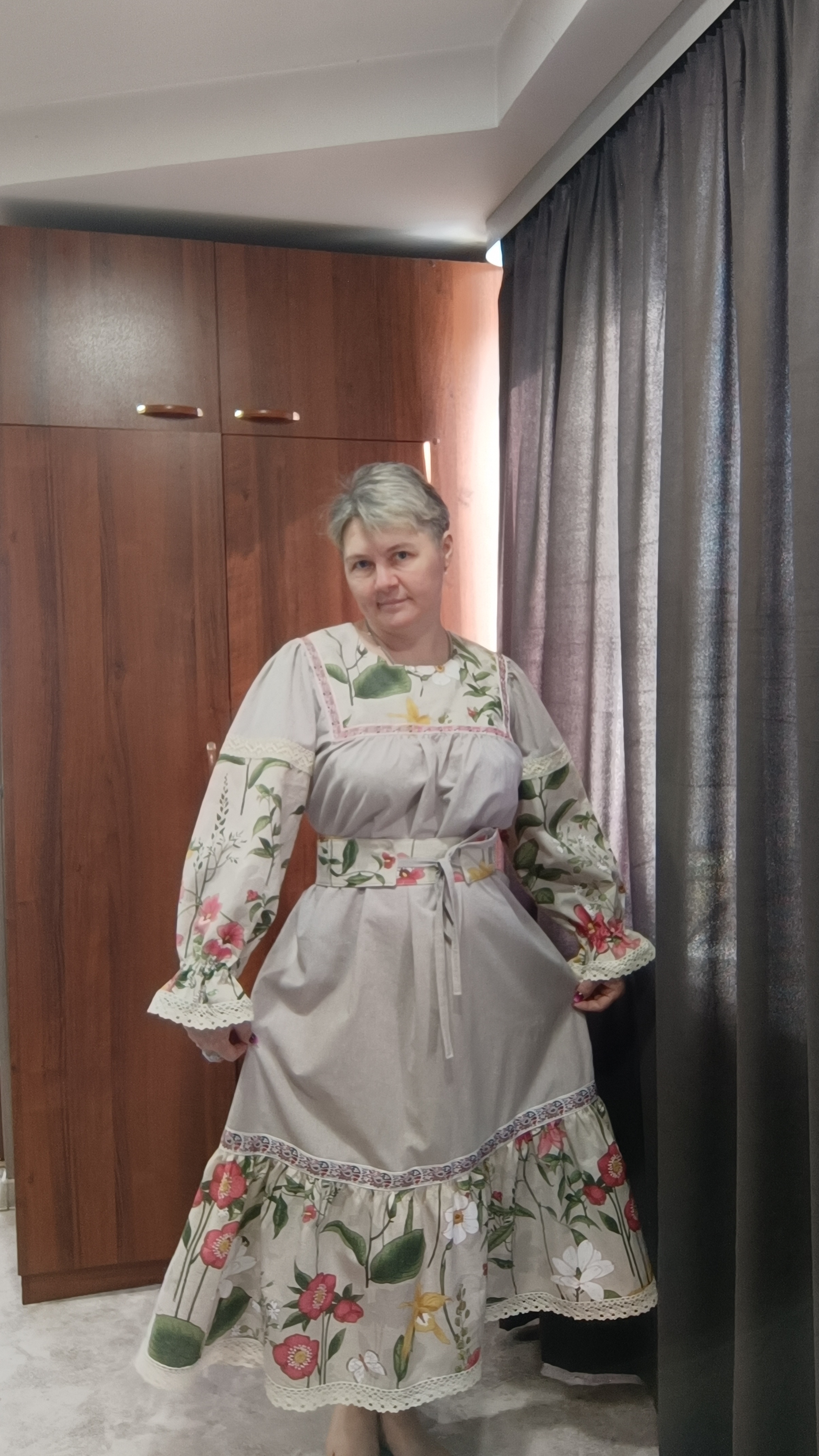 Платье в славянском стиле