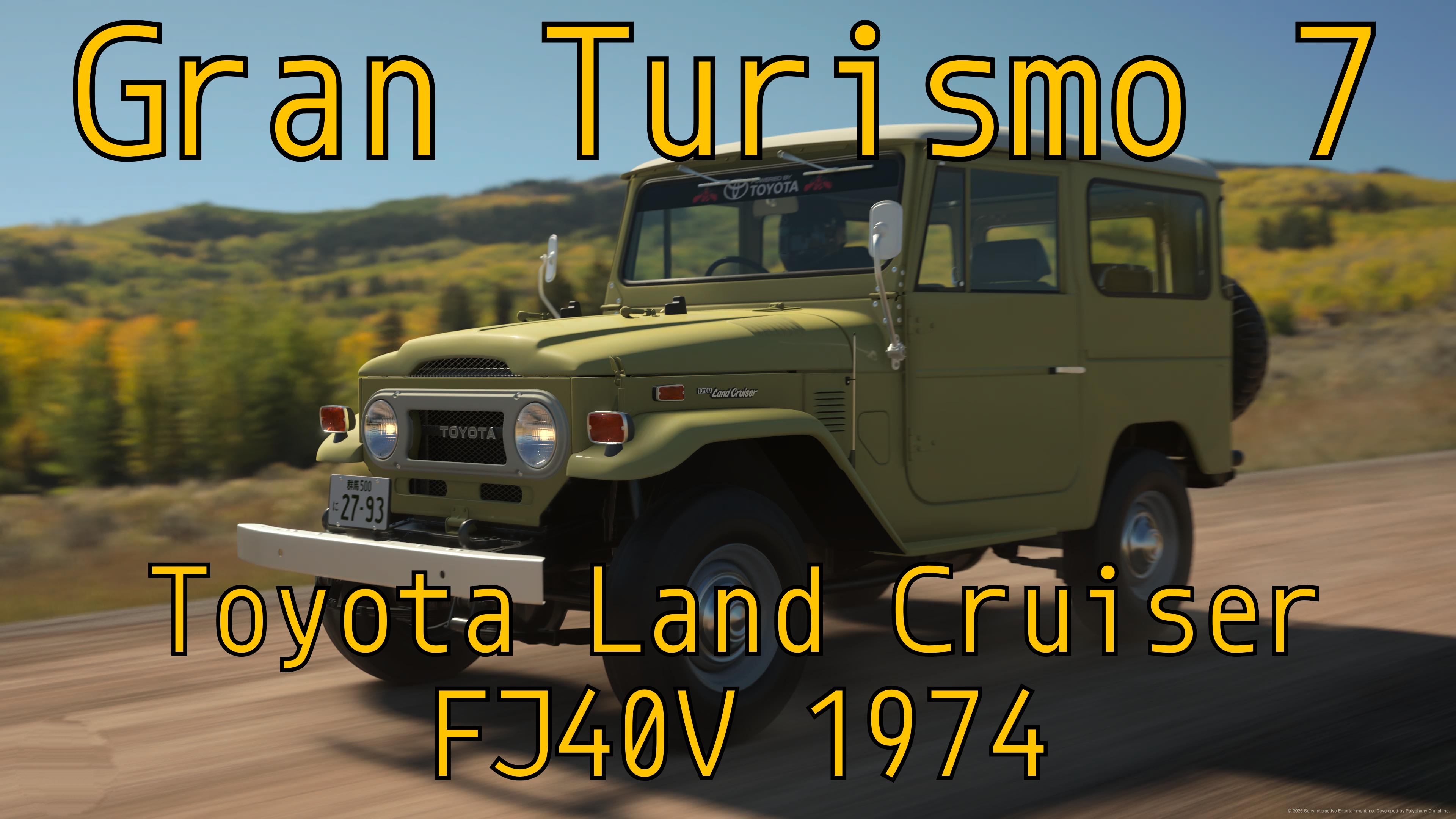 "Toyota Land Cruiser FJ40V 1974: Викинг пустыни в Gran Turismo 7" 