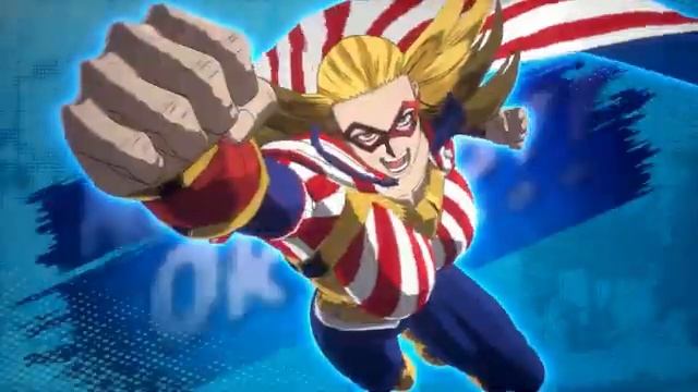 Трейлер персонажа из дополнения My Hero Academia Alls Justice - Star and Stripe для PS5