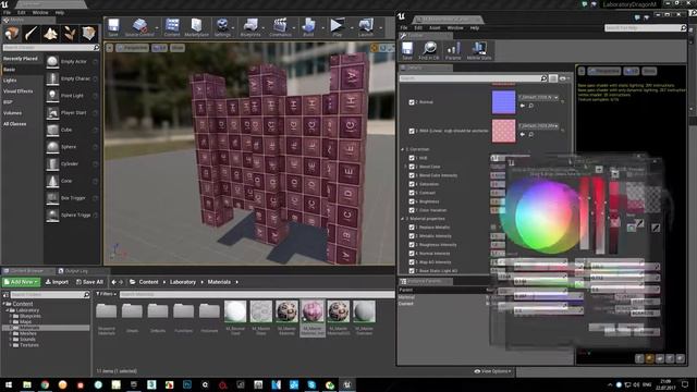 Laboratory interior-studio in loft style (Master Materials)