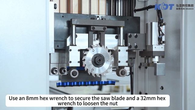 Замена режущего инструмента пазовального узла