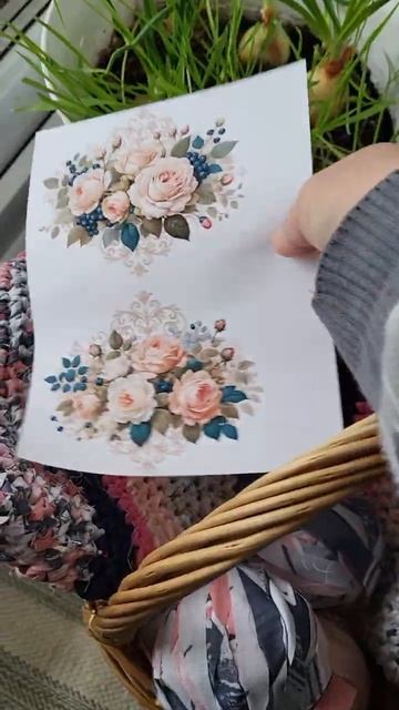 Готовлю НОВЫЙ МК по декупажу и вот такое неожиданное совпадение вышло :)