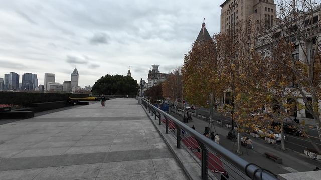 Шанхай, Набережная Вайтань. Декабрь 2025. Китай